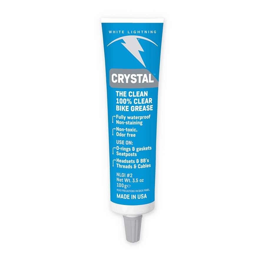 White Lightning Crystal Clear Grease 3.5oz - Dallas Bike Works
