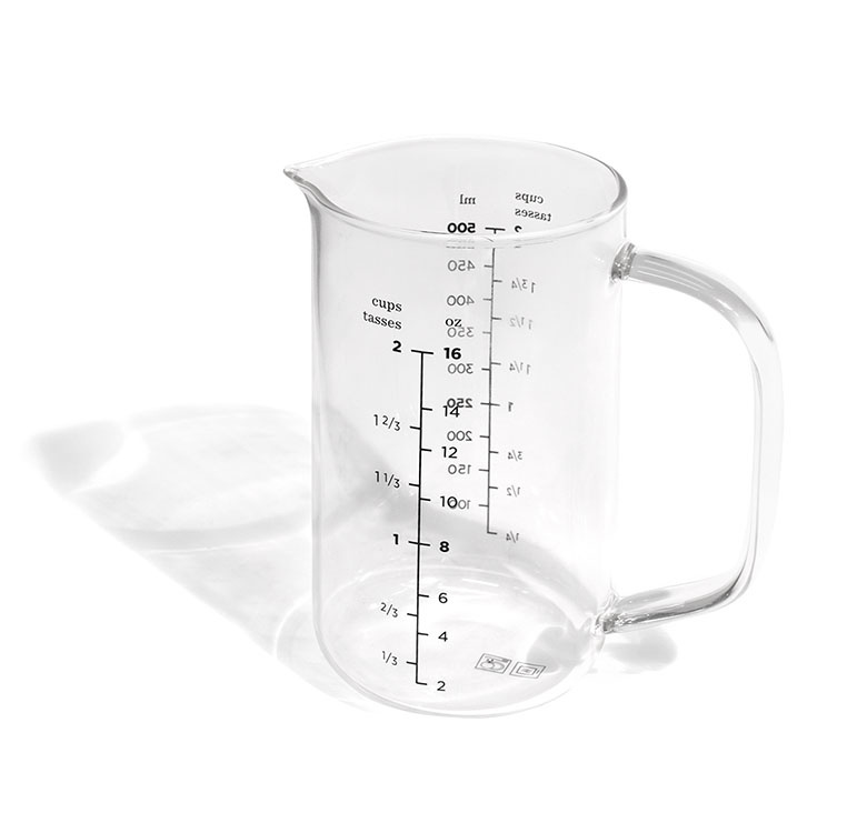 Tasse Mesurer De 0 5 Litre 2 Tasses Boutique RICARDO