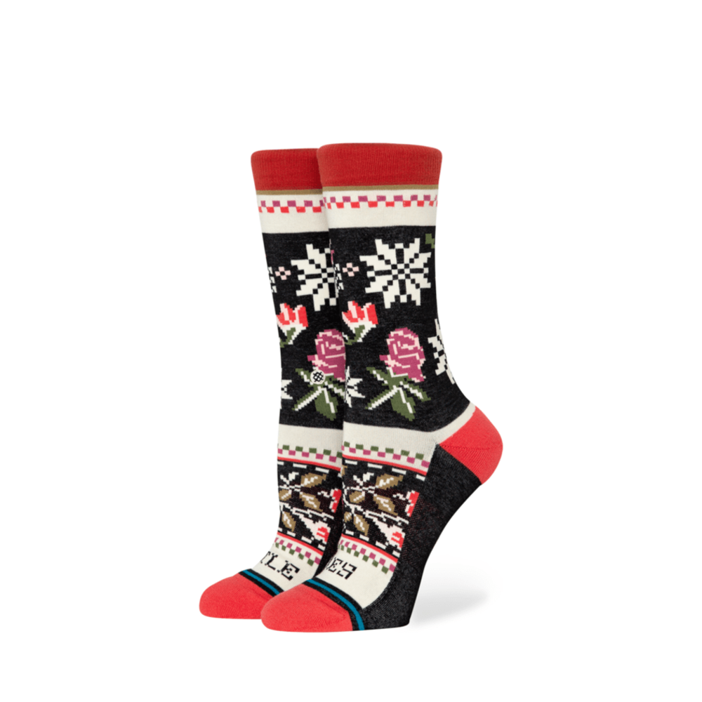 Womens Mistling Toes Crew Socks - Medicine Hat-The Boarding House