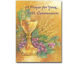 The Printery House A Prayer First Holy Communion Greeting Card - Queen ...