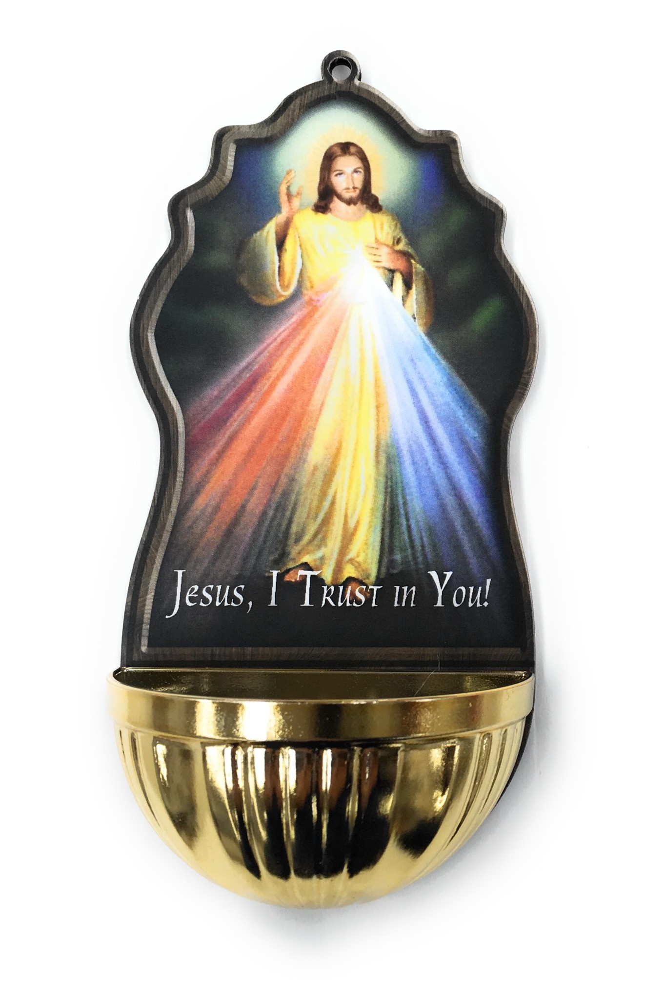 Divine Mercy Holy Water Font - Queen of Angels Catholic Store