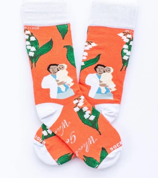 Sock Religious Socks St. Gianna Molla - Queen of Angels Catholic Store