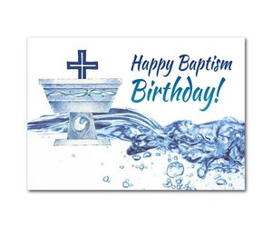 The Printery House Happy Baptism Birthday! (Baptism Anniversary Card ...