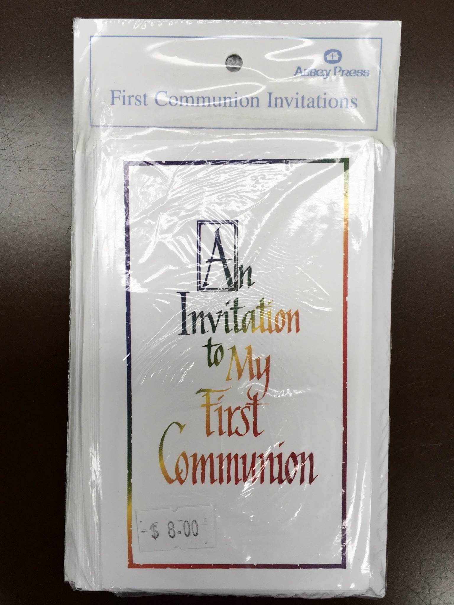 Spring Arbor First Communion Invitation Cards 12 Cards - Queen of ...