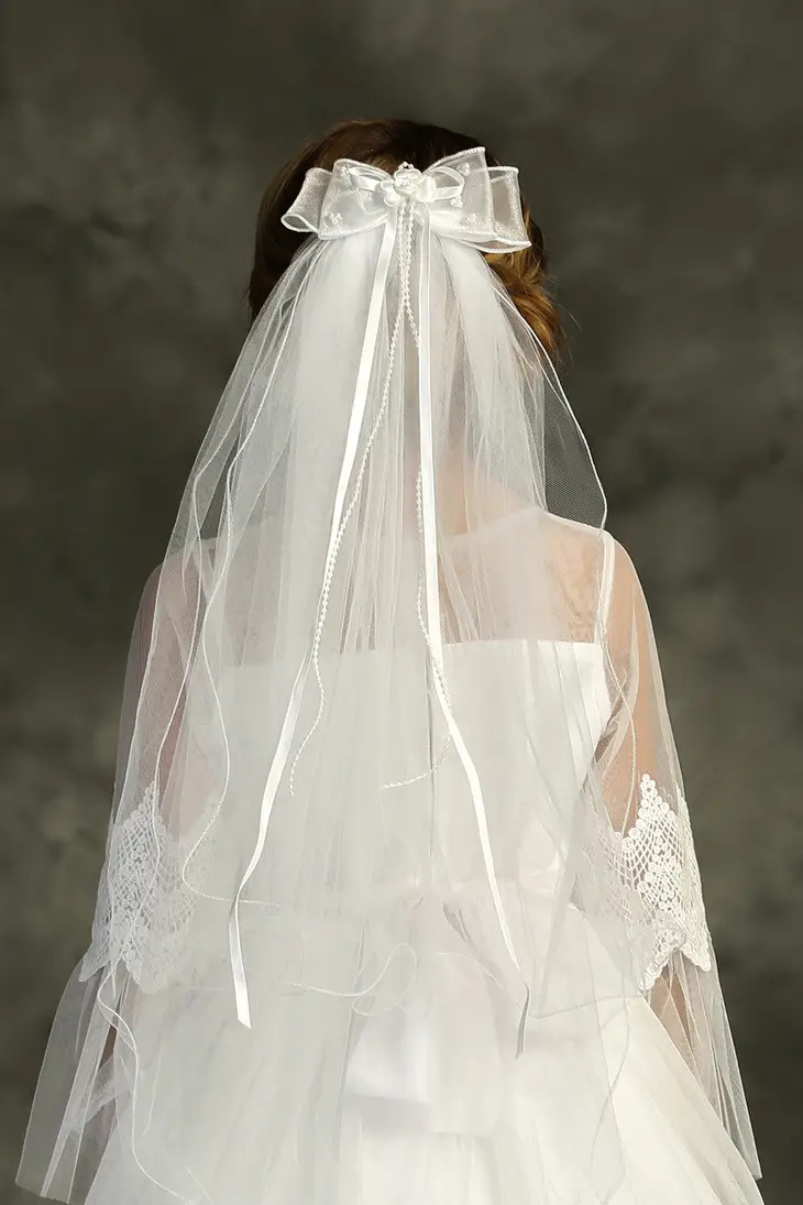 Comb Bow Veil - Queen of Angels Catholic Store