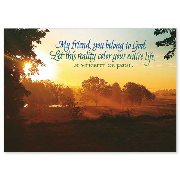 The Printery House My Friend, You Belong to God Birthday Card - Queen ...