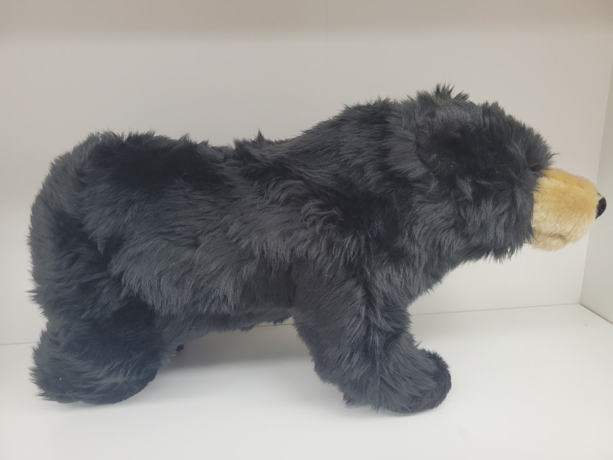 Classic Black Bear Plush - Queen of Angels Catholic Store