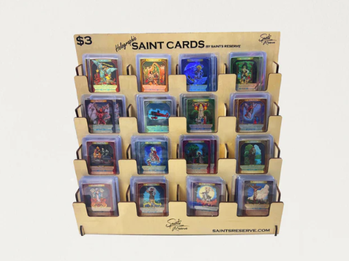 Holographic Saint Cards - Queen of Angels Catholic Store