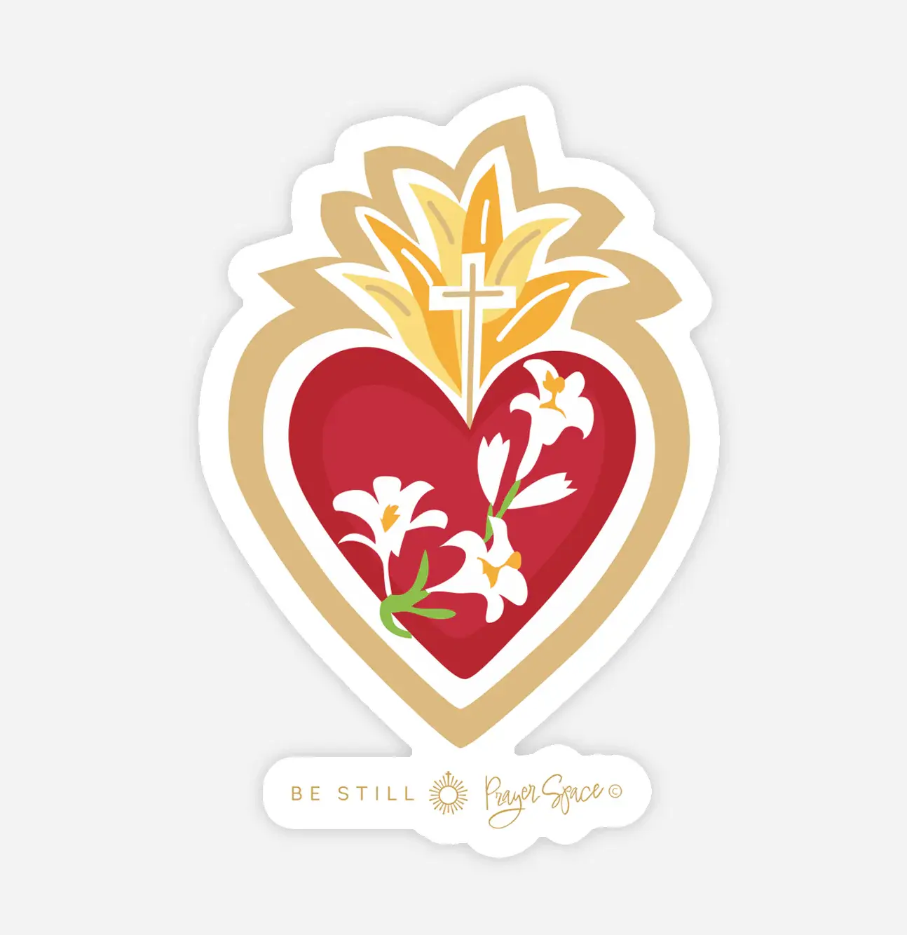 Be Still Prayer Space The Most Chaste Heart of Joseph Sticker with Card ...