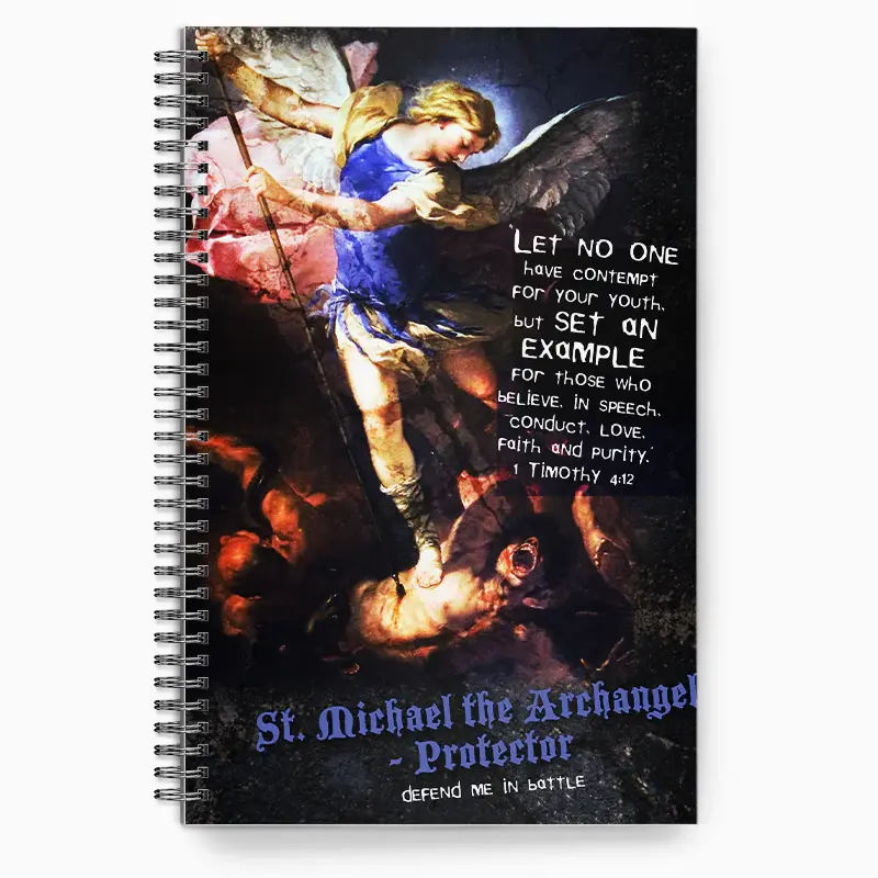 St. Michael the Archangel Writing Journal-Teen Chastity Boy - Queen of ...