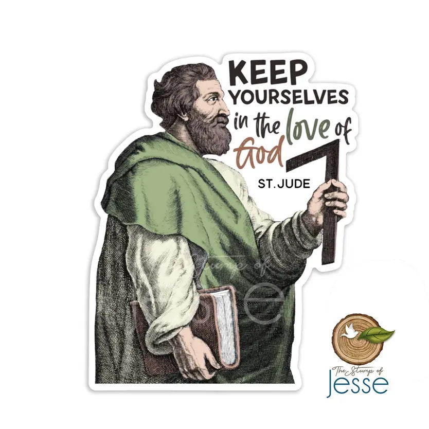 St. Jude Apostle Sticker - Queen of Angels Catholic Store