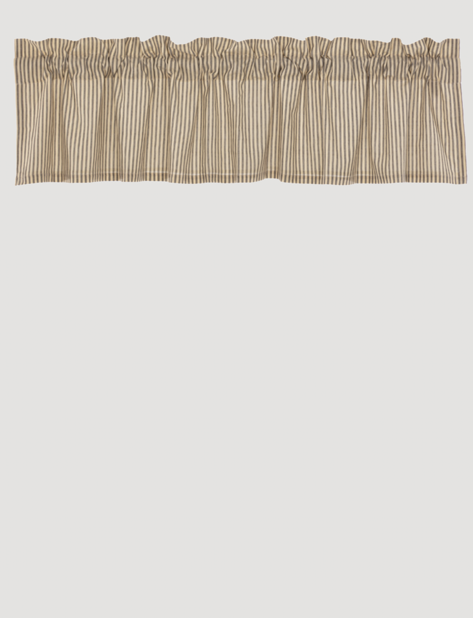 Sawyer Mill Charcoal Ticking Stripe Valance by VHC Brands - Nana's ... Sawyer Mill Charcoal Ticking Stripe Valance by VHC Brands - Nana's ...