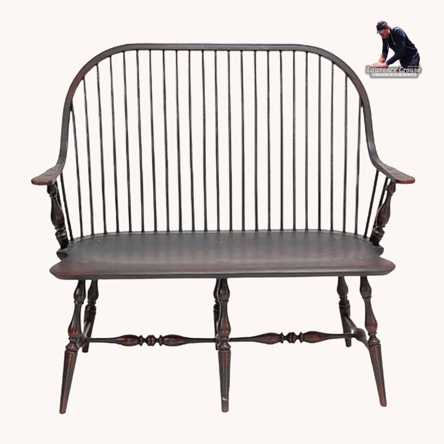 Continuous Arm Settee | Lawrence Crouse Furniture | Nana's Farmhouse ...