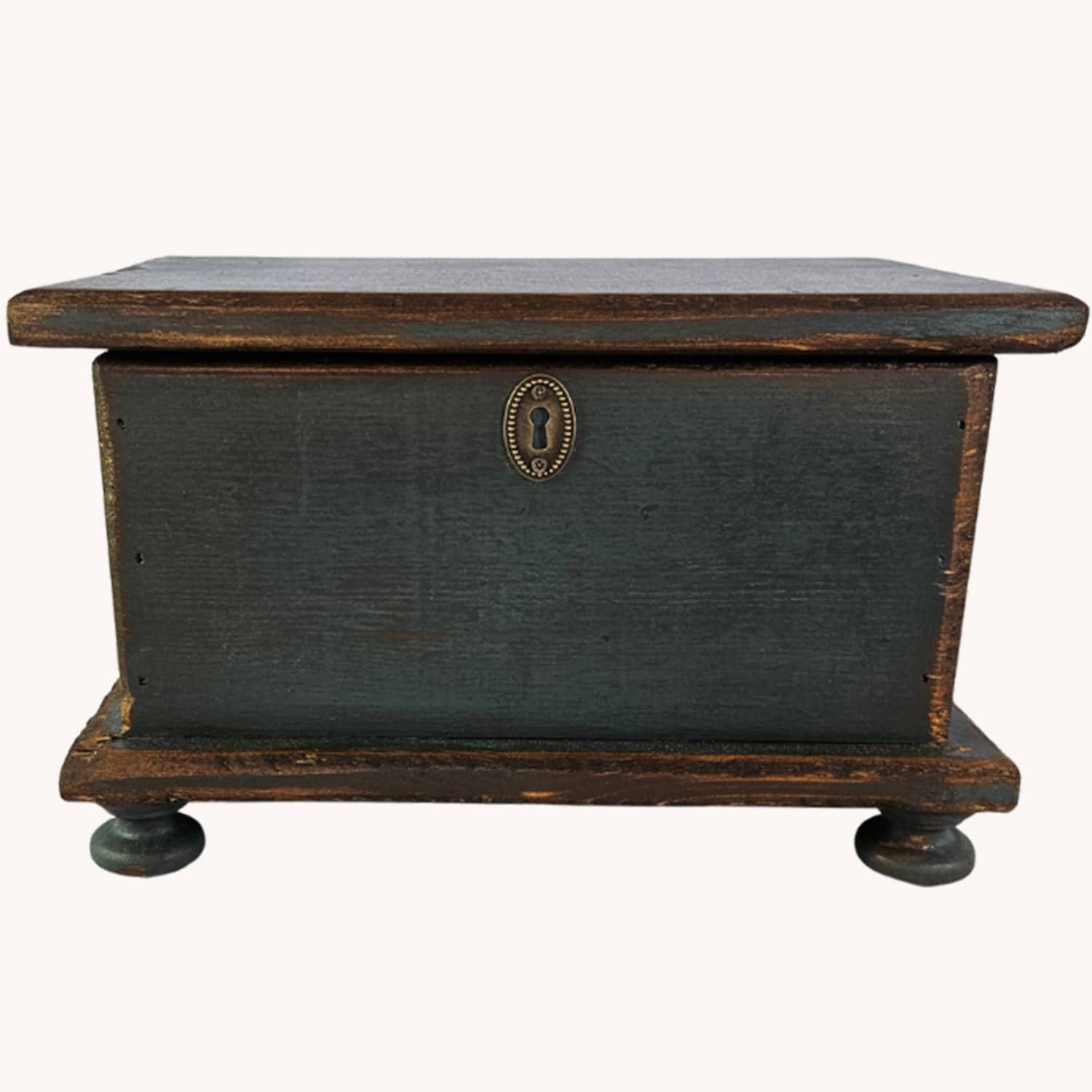 Primitive Sugar Box in Arnett Blue | Nana's Farmhouse - Nana's Farmhouse