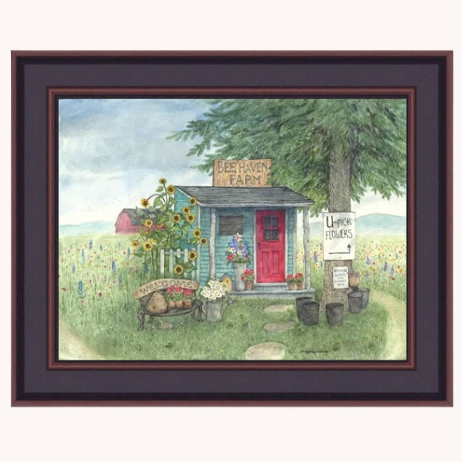 Bonnie Fisher Watercolor Print Bee Haven Farm | Nana's Farmhouse - Nana ...