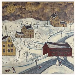 Kathy Graybill Original Folk Art | Nana's Farmhouse - Nana's Farmhouse