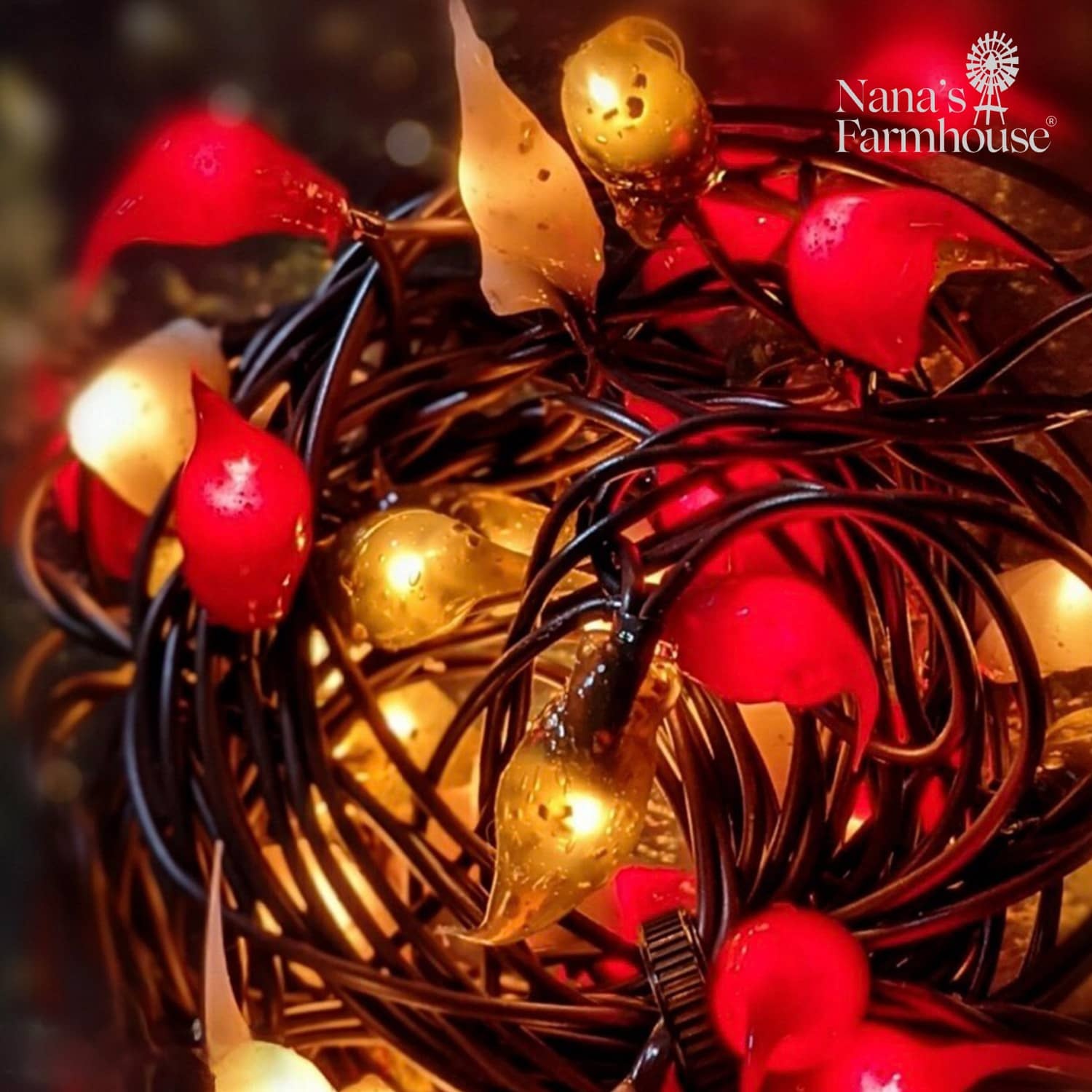 Prim Christmas 50 Count Teeny Lights | Nana's Farmhouse - Nana's Farmhouse