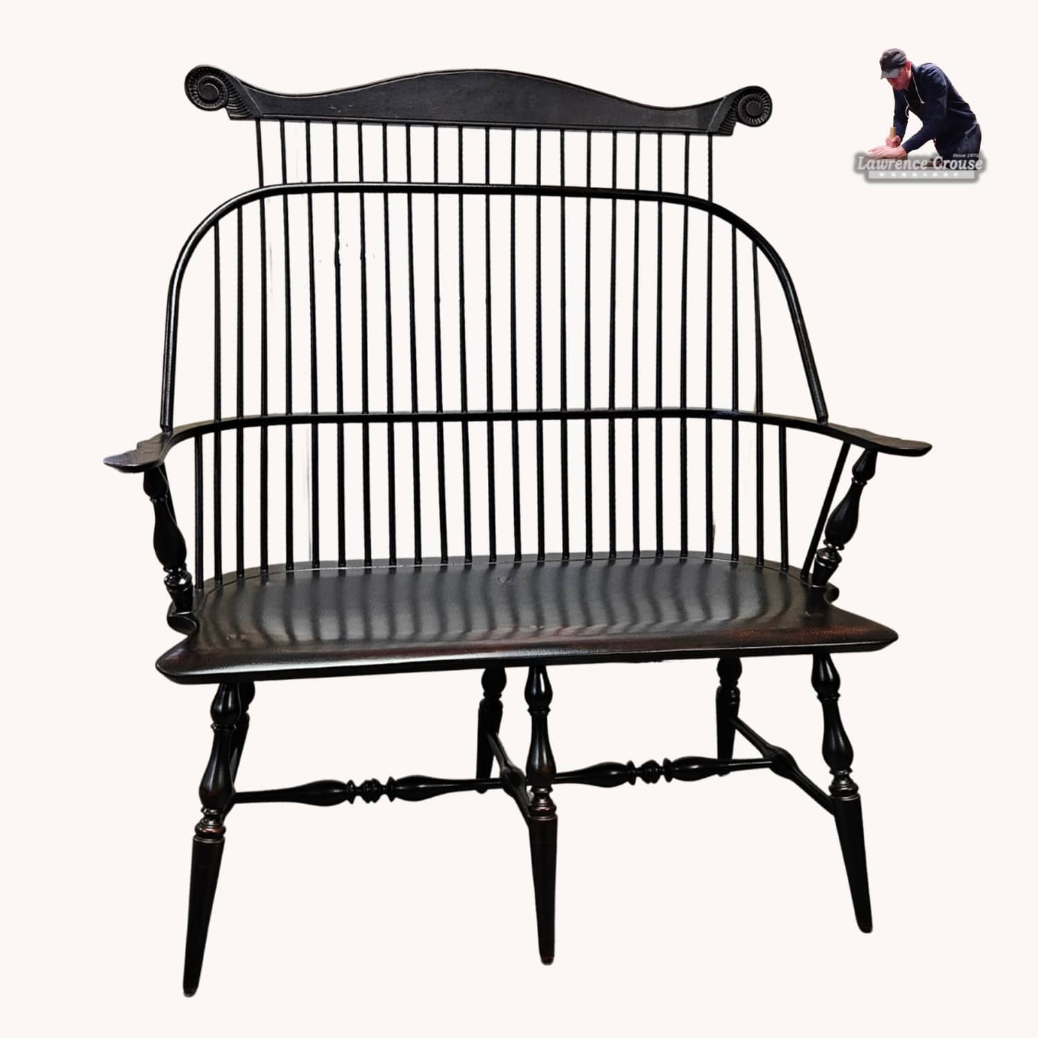 Sack Back Settee with Crest Rail - Windsor Chairs & Settee - Nana's ...