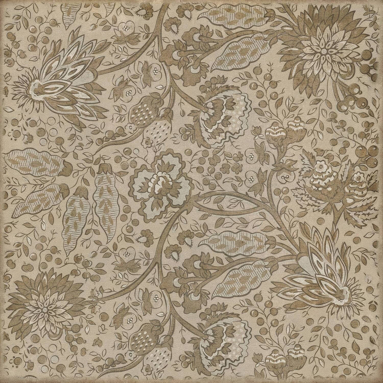 Williamsburg Garden Gate Vintage Vinyl Floor Cloth | Nana's Farmhouse ...