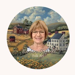 Barbara Jeffords Framed Folk Art | Nana's Farmhouse - Nana's Farmhouse
