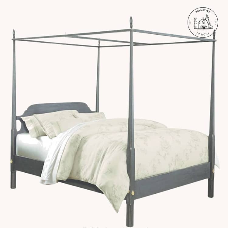 Early American Pencil Post Bed | Nana's Farmhouse - Nana's Farmhouse