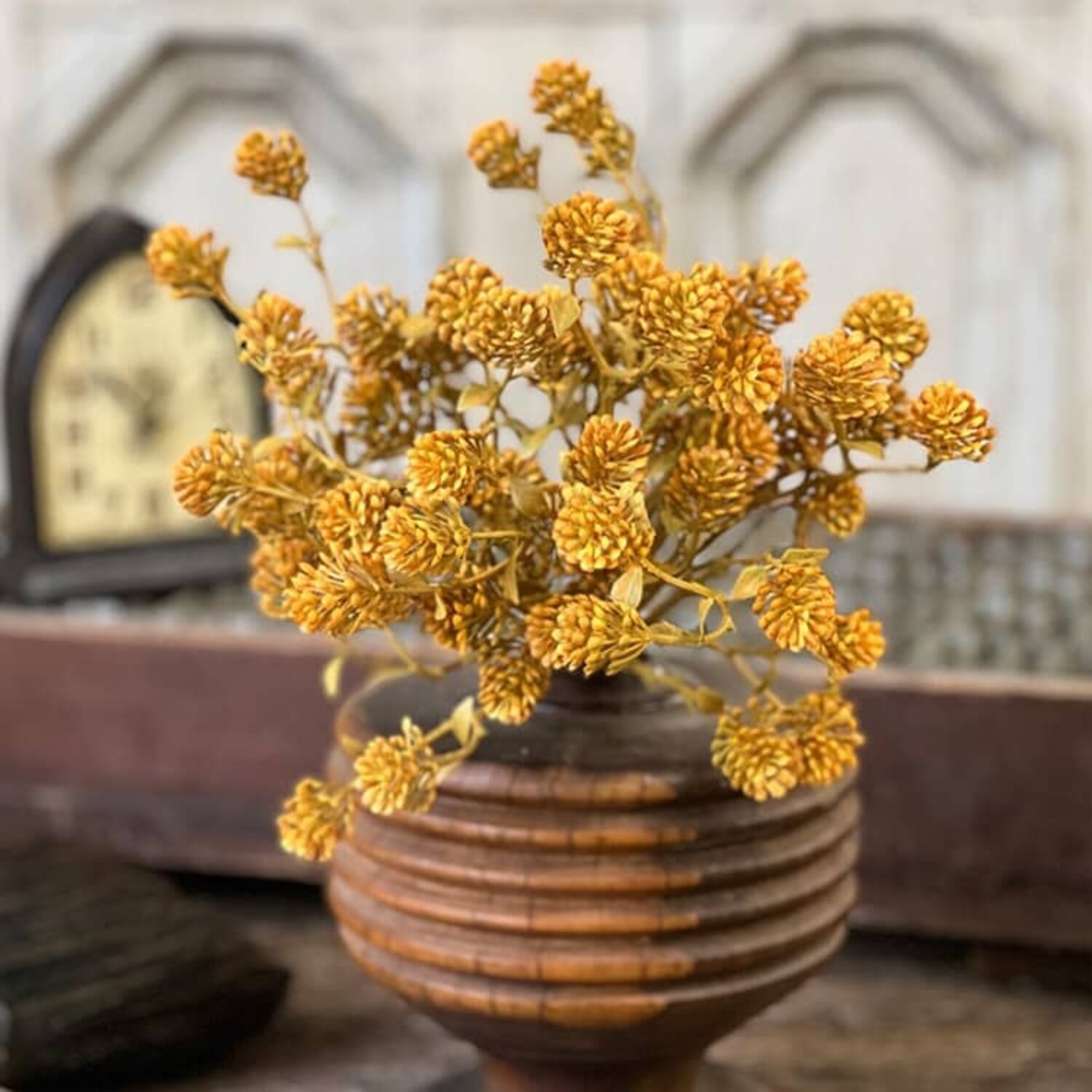 12" Russet Cone Bush Golden | Nana's Farmhouse - Nana's Farmhouse