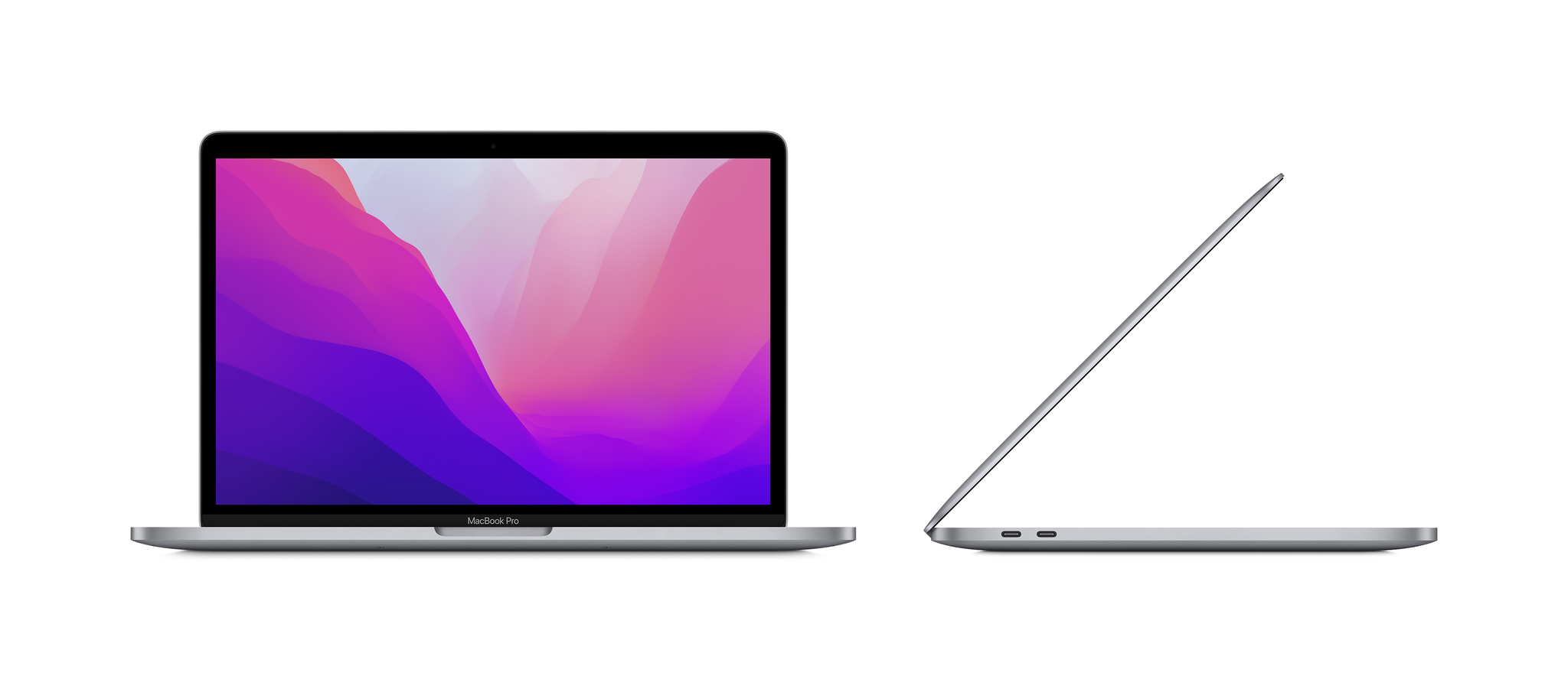 13 inch MacBook Pro With Apple M2 Chip Space Gray Kite key Rutgers