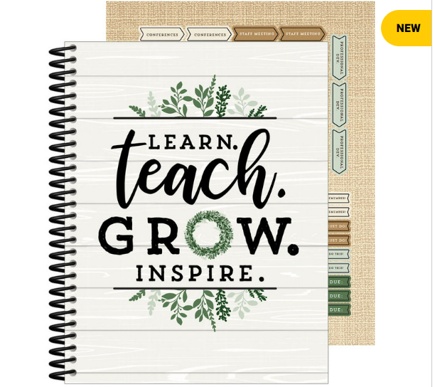 Farmhouse Teacher Planner Learning Tree Educational Store Inc