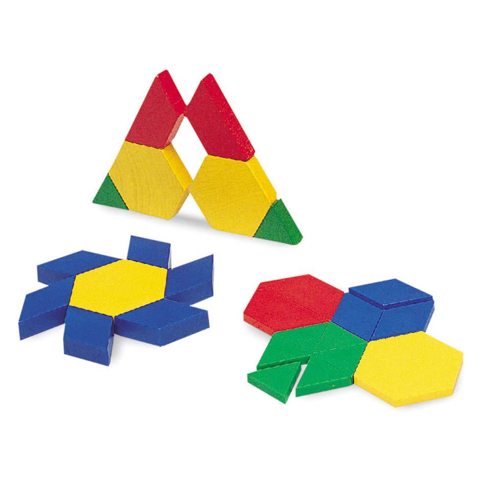 0.5 Plastic Pattern Blocks, Set of 250 - Learning Tree Educational ...