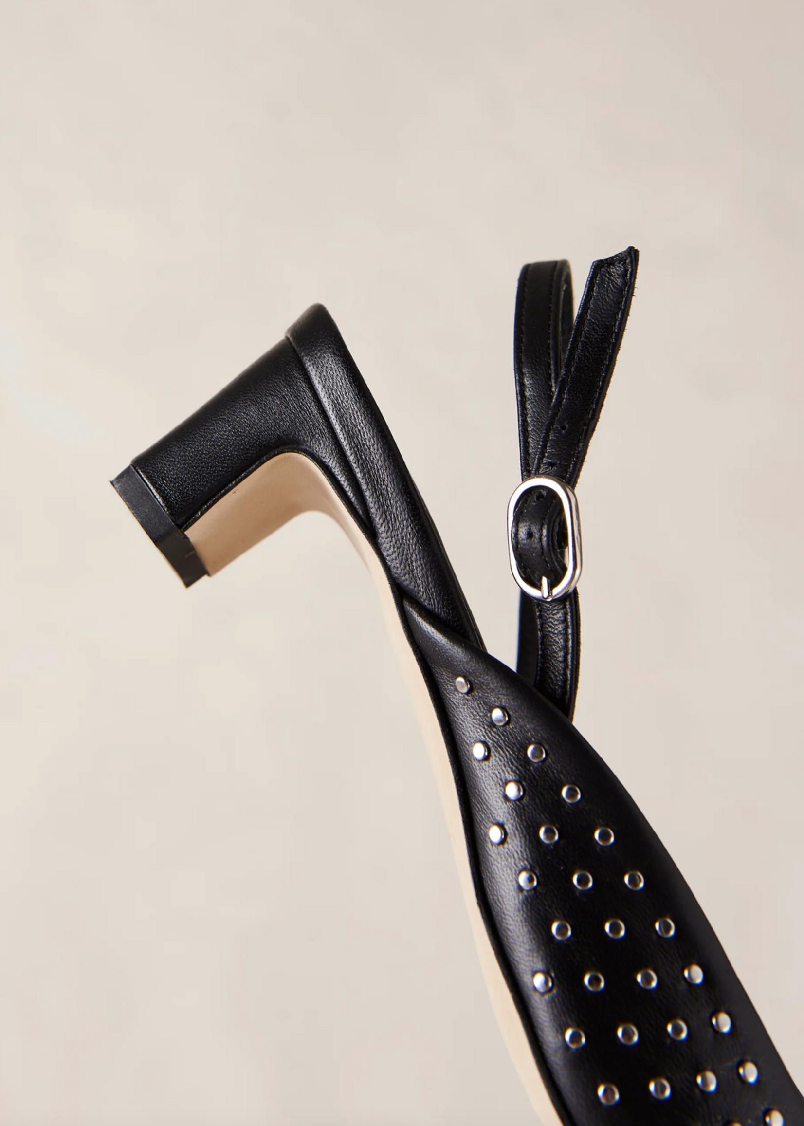 Aloha Lindy Studs Leather Pumps - Ladybird Aloha Lindy Studs Leather Pumps - Ladybird