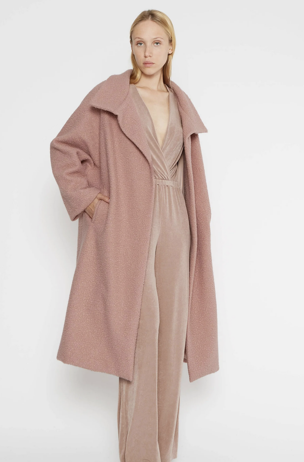 Ripley Rader Boucle Overcoat - Ladybird