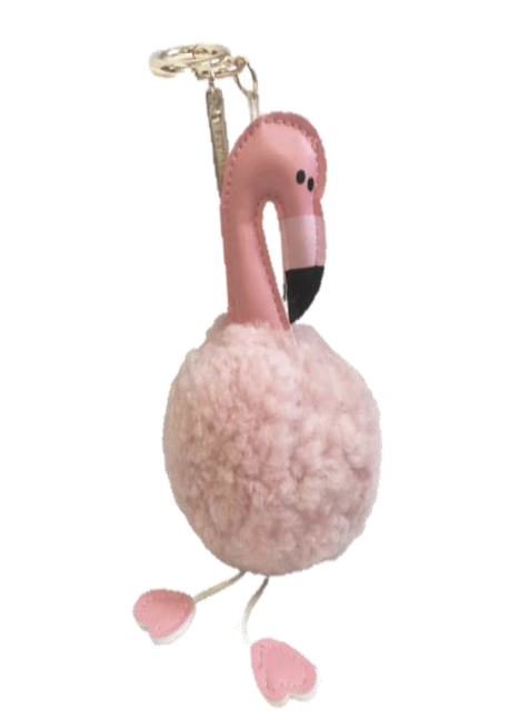 Linda Richards Flamingo Key Ring - Ladybird