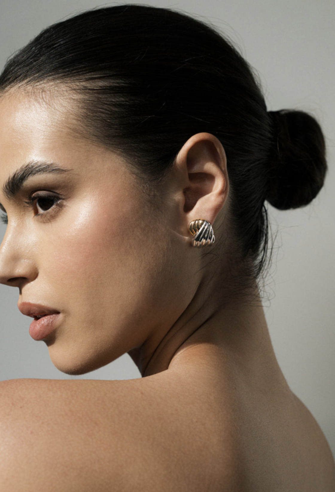 Mod+Jo Cleo Two-Toned Studs - Ladybird