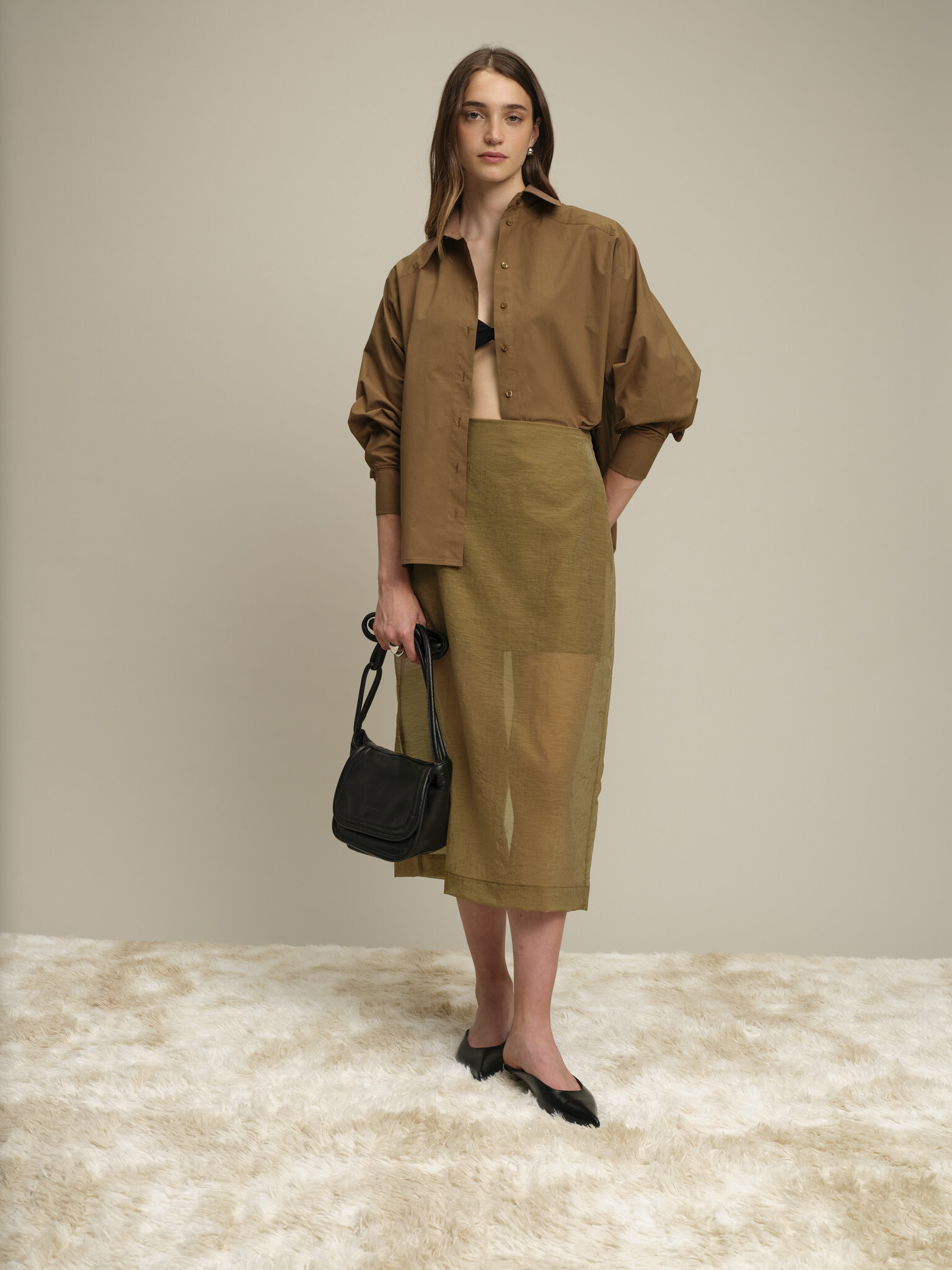 Hugh Sheer Skirt - Ladybird