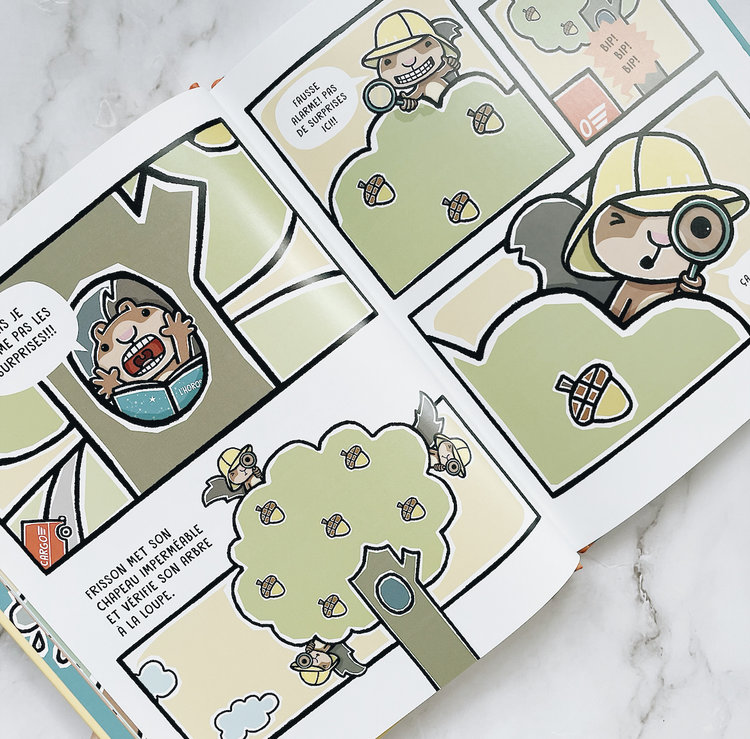 LIVRE - FRISSON L'ÉCUREUIL : ET LA SURPRISE - La Petite Penderie