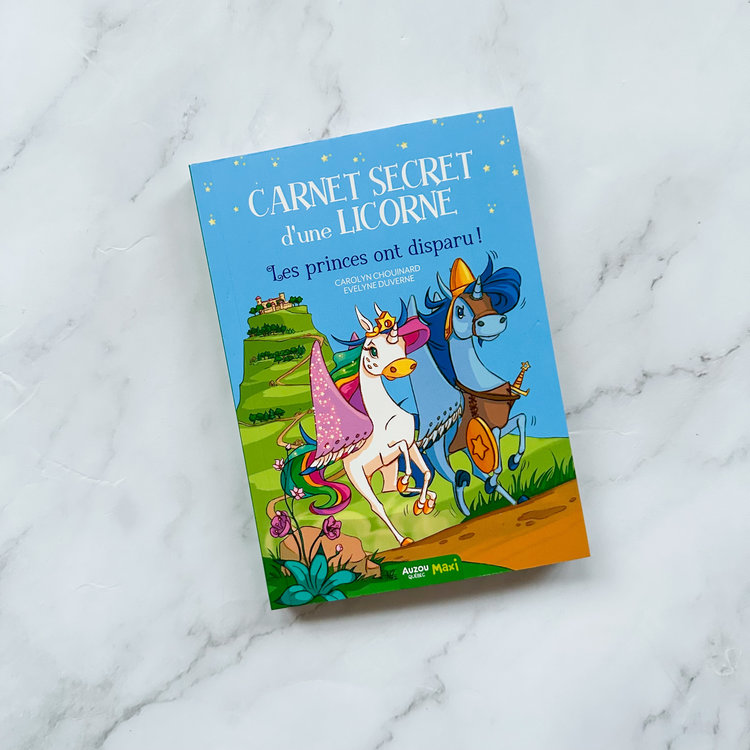 LIVRE - CARNET SECRET D'UNE LICORNE : LES PRINCES ONT DISPARU - La ...
