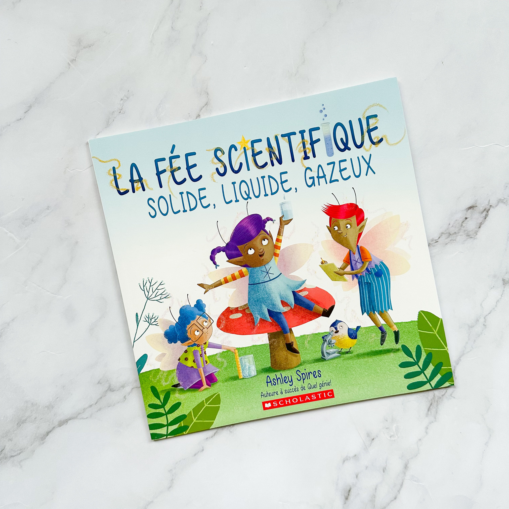 LIVRE -LA FÉE SCIENTIFIQUE : SOLIDE, LIQUIDE, GAZEUX - La Petite Penderie