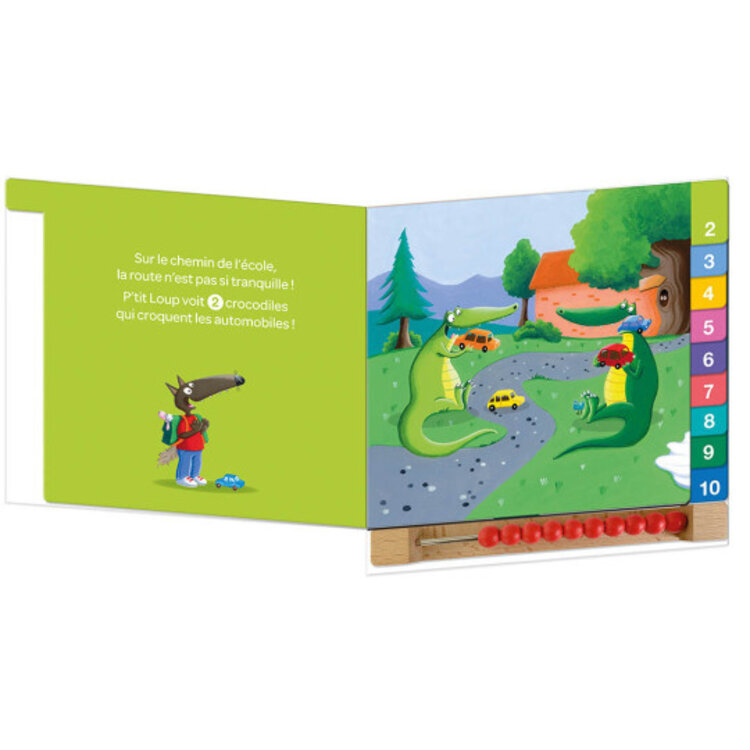 LIVRE P'TIT LOUP - MON PREMIER LIVRE À COMPTER - La Petite Penderie