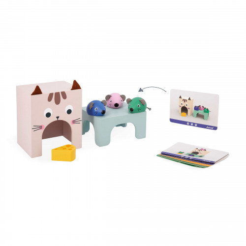 JEU ÉDUCATIF - CHAT ET SOURIS - La Petite Penderie