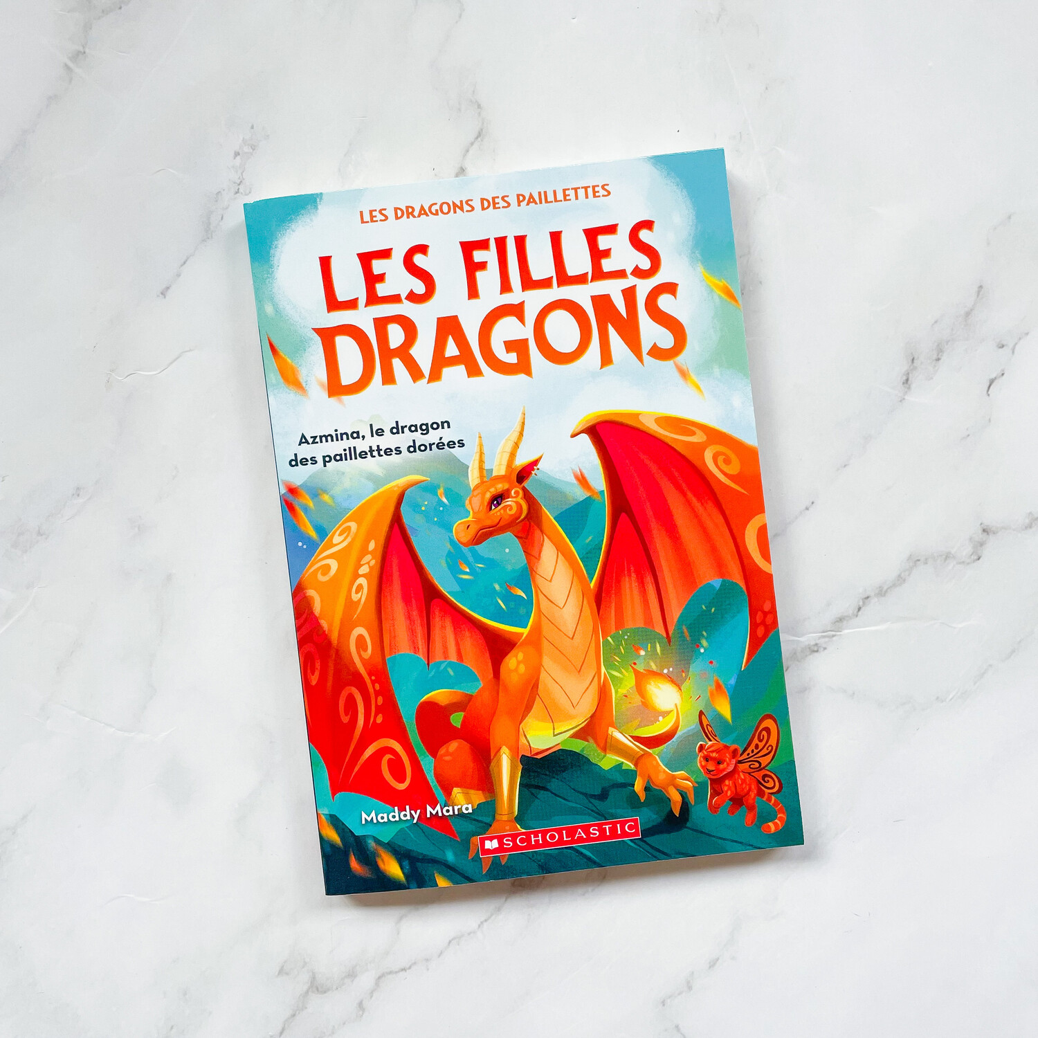 LIVRE - FILLES DRAGONS 1 : AZMINA : LE DRAGON DES PAILLETTES DORÉES ...