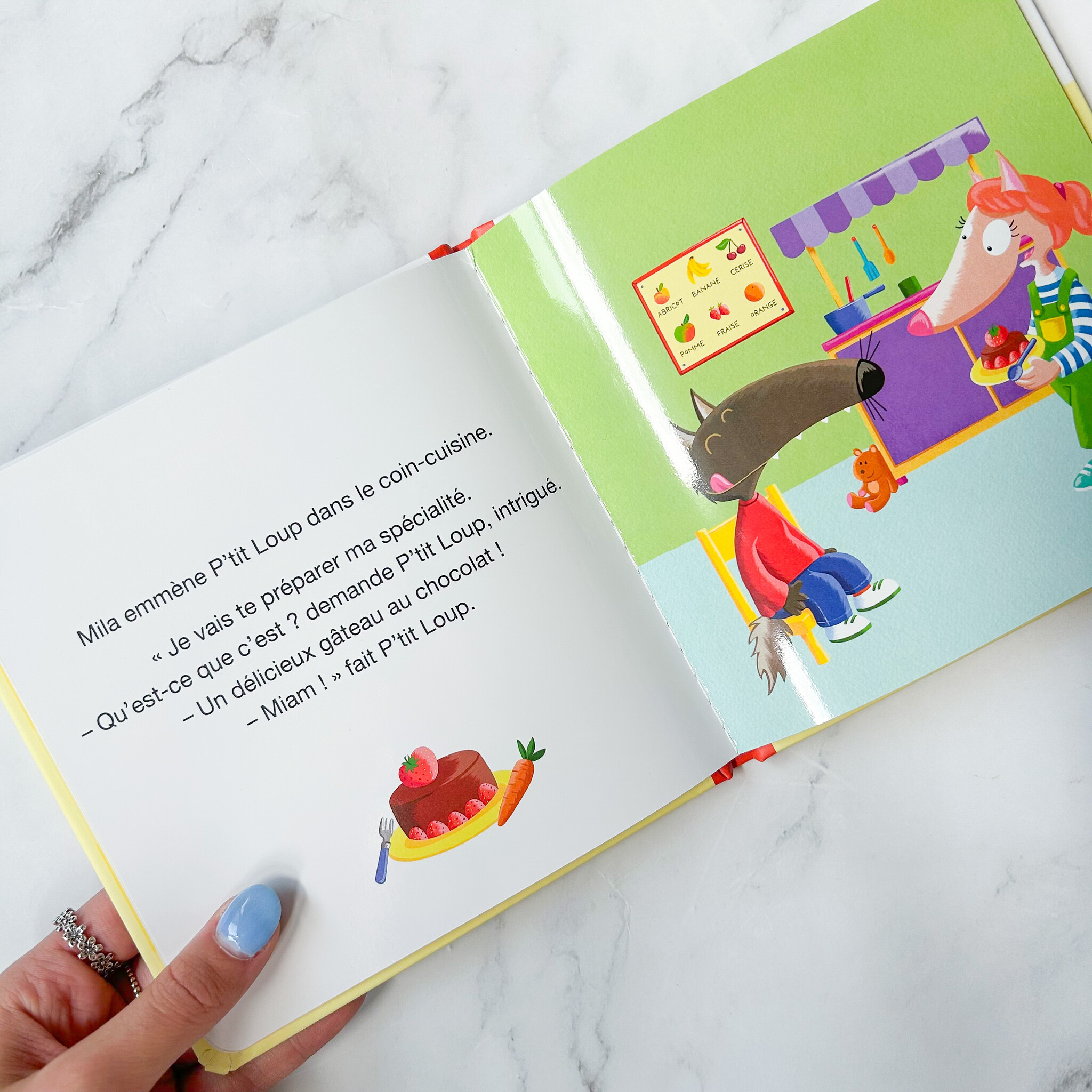 LIVRE - P'TIT LOUP NE VEUT PAS ALLER À L'ÉCOLE - La Petite Penderie