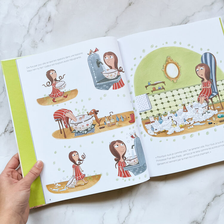 LIVRE - PRINCESSE PUE-DES-PIEDS - La Petite Penderie