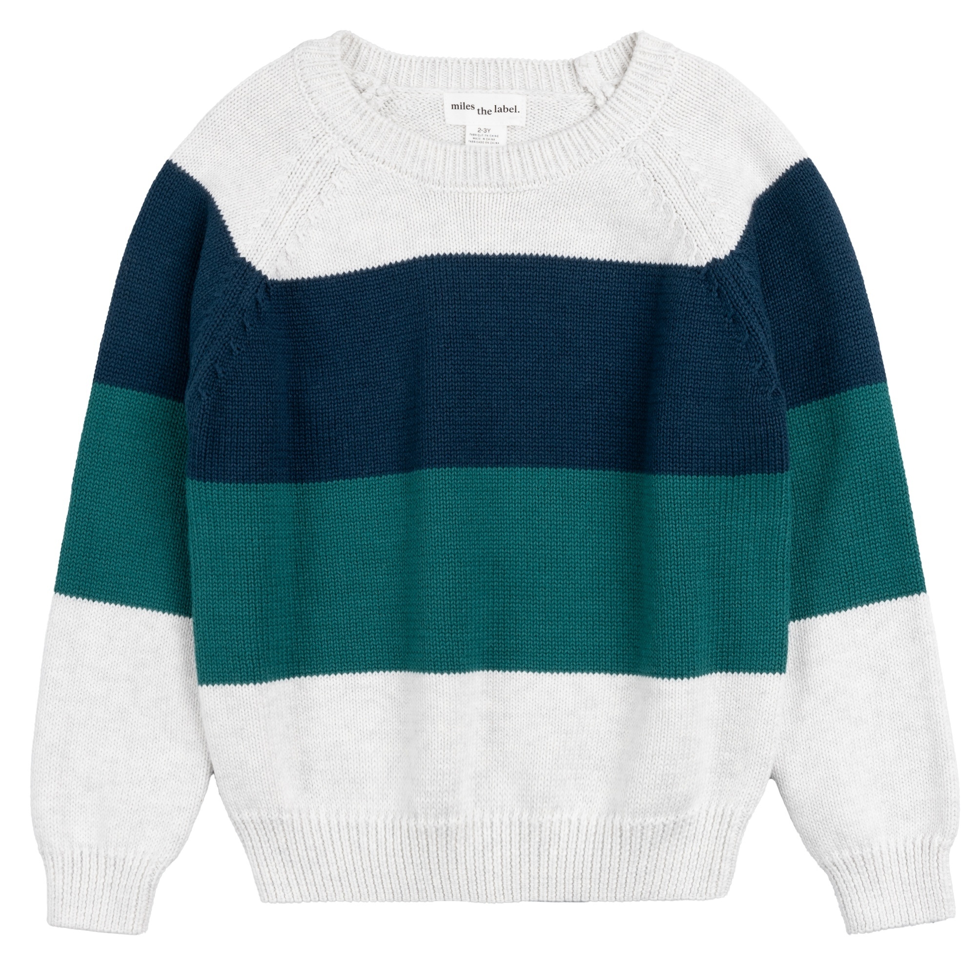 MILES THE LABEL TRICOT - TURQUOISE - La Petite Penderie