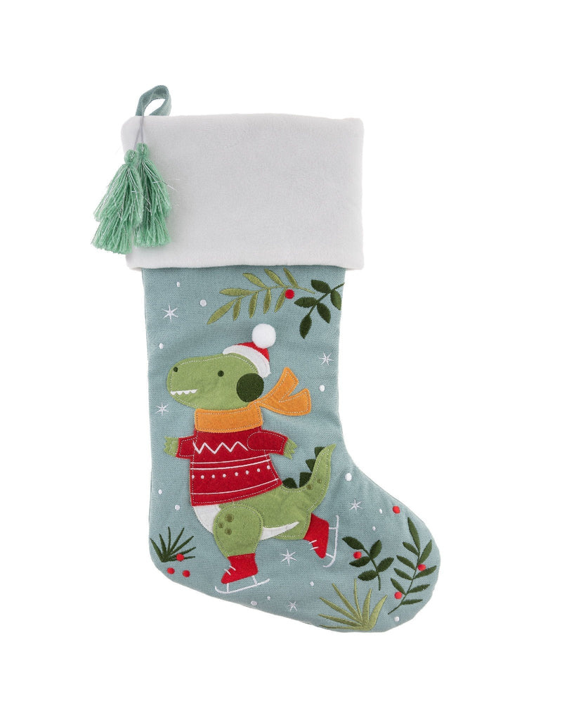 BAS DE NOËL - DINO QUI PATINE - La Petite Penderie