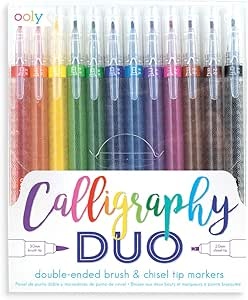 ENSEMBLE DE 12 CRAYONS POUT CALLIGRAPHIE - La Petite Penderie