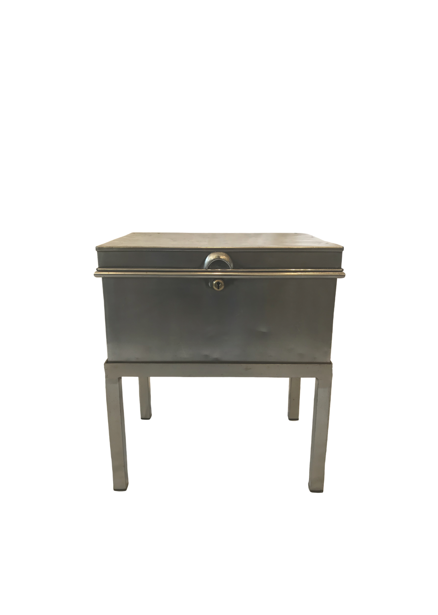 Vintage Industrial Box Side Table - Found