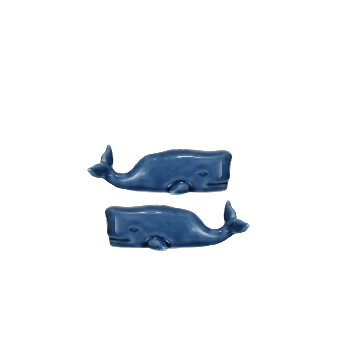 Blue Whale Salt & Pepper Shaker Set - Found