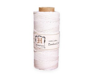 Bamboo Cord Spool White - River Colors Studio