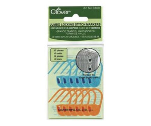 Clover 3109 Jumbo Locking Stitch Markers - River Colors Studio