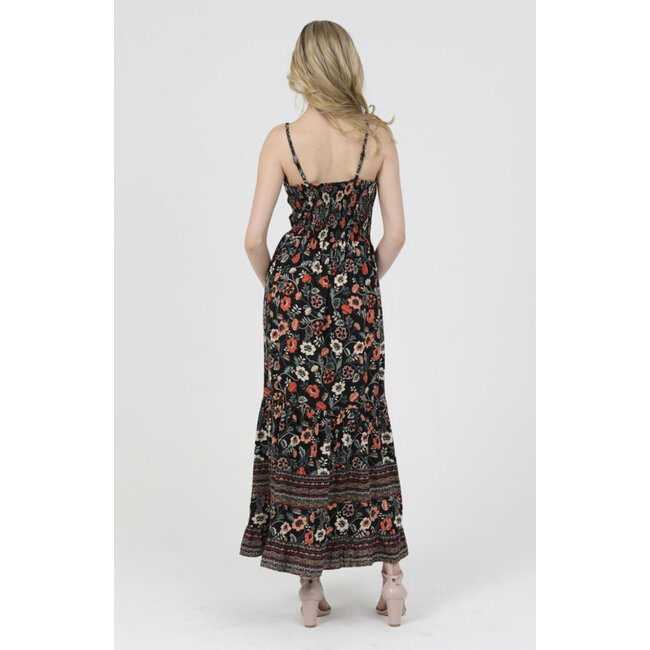 Angie Peek-A-Boo Maxi Dress (F4F50) - Creations Boutique